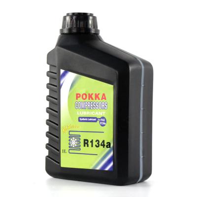 China POKKA 1L R134a Compressor Refrigerant Oil Automotive AC Air Conditioning Refrigerant Compressor Lubricant for Car Truck Bus for sale