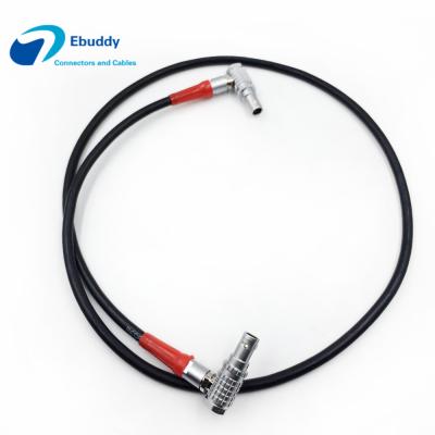 Cina 0.8M Length Follow Focus Cable LEMO Angled FHG 4 Pin To 4 Pin in vendita