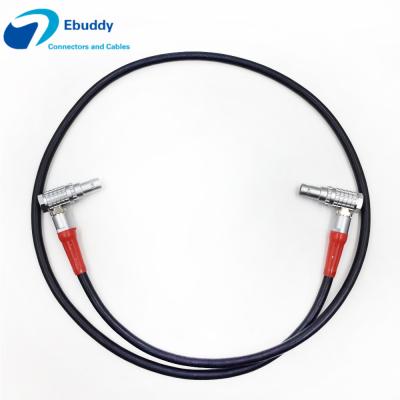 Cina 0.8M Length Follow Focus Cable LEMO Angled FHG 4 Pin To 4 Pin in vendita