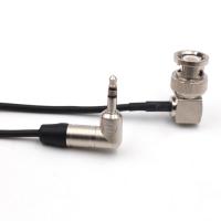 China Time Code BNC To 3.5 Mm Cable Elbow Type For Cannon C300 C500 for sale