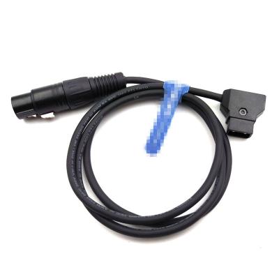 Cina Flexible 4 Pin XLR To Dtap Cable Straight Type For Camera Monitor in vendita