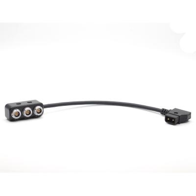 Cina 15CM D Tap Power Cable To RS 3 Pin Female For Fischer Camera in vendita