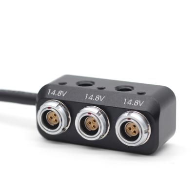 Cina 15CM D Tap Power Cable To RS 3 Pin Female For Fischer Camera in vendita