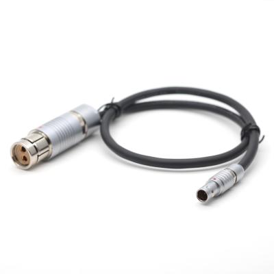 Cina 0.5M Camera Power Cable Lemo 3 Pin To Fischer 3 Pin For Steadicam Stabilizer in vendita