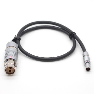 Cina 0.5M Camera Power Cable Lemo 3 Pin To Fischer 3 Pin For Steadicam Stabilizer in vendita