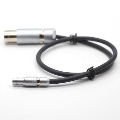 Cina 0.5M Camera Power Cable Lemo 3 Pin To Fischer 3 Pin For Steadicam Stabilizer in vendita