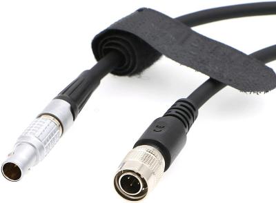 Cina Straight Camera Power Extension Cable 2 Pin Lemo To Hirose 4 Pin in vendita