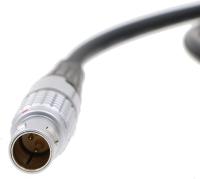 China Extension 2 Pin Lemo To DC 2.5mm Cable Right Angle For Camera Power for sale