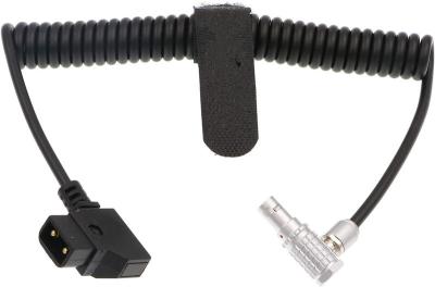 Cina Spring D Tap Power Cable Right Angle Lemo 2 Pin For Teradek ARRI in vendita
