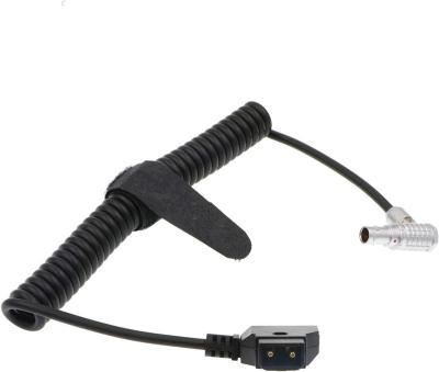 Cina Spring D Tap Power Cable Right Angle Lemo 2 Pin For Teradek ARRI in vendita