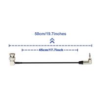 China Right Angle Alexa Mini Timecode Cable Jack 3.5mm To BNC 20 Inches Length for sale