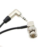China Right Angle Alexa Mini Timecode Cable Jack 3.5mm To BNC 20 Inches Length for sale
