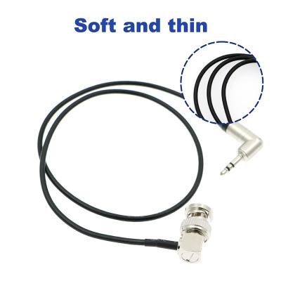 Cina Right Angle Alexa Mini Timecode Cable Jack 3.5mm To BNC 20 Inches Length in vendita