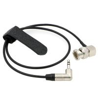 China Right Angle Alexa Mini Timecode Cable Jack 3.5mm To BNC 20 Inches Length for sale