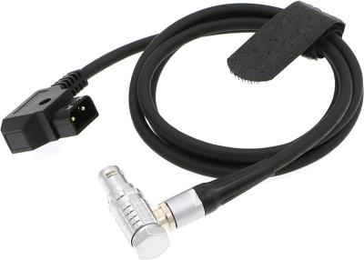 Cina 6 Pin Female D Tap To Lemo Cable , Red Epic Power Cable 0.75M Length in vendita