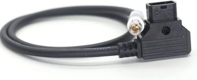 Cina Black Follow Focus Cable Dtap Male To RS Fischer 3 Pin Male in vendita