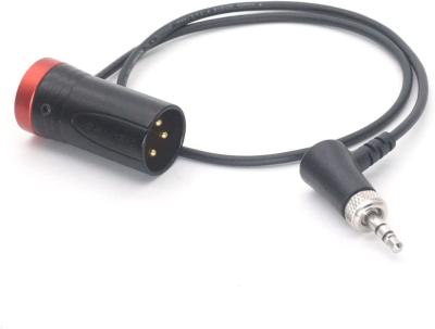 Cina ODM Lockable Camera Audio Cable , 3 Pin XLR Male To 3.5 Mm Cable For Sony D11 in vendita