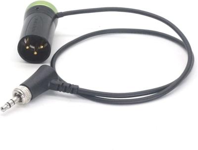 Cina ODM Lockable Camera Audio Cable , 3 Pin XLR Male To 3.5 Mm Cable For Sony D11 in vendita