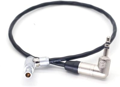 Chine Right Angle 00B 4pin To 3.5mm Audio Timecode Cable For Tentacle Sync Red Epic Red Scarlet-W à vendre