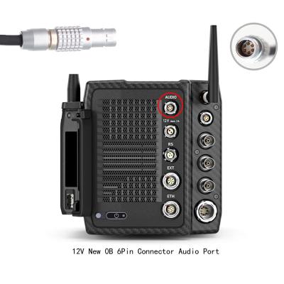 Cina 25 Inches Arri Alexa Mini Audio Cable XLR 3 Pin To 2 Keying 0B 6 Pin Male in vendita