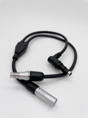Cina Black 4 Pin Lemo Cable To Fischer 4 Pin 7 Pin For BNVD AVINS Night Vision Battery in vendita