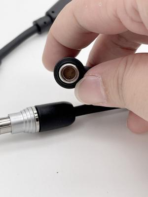 Cina Black 4 Pin Lemo Cable To Fischer 4 Pin 7 Pin For BNVD AVINS Night Vision Battery in vendita