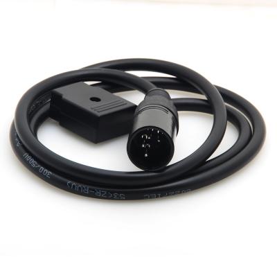 Cina Female To Male D Tap To XLR 4 Pin Cable For Camera Battery Power Supply in vendita