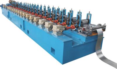 China Customized Profiles Drawings Steel Roll Forming Machine , 12 Groups Roller Shutter Door Machine for sale