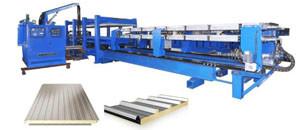 China 7.5kw PU Sandwich Panel making Machine With Computer Control for sale