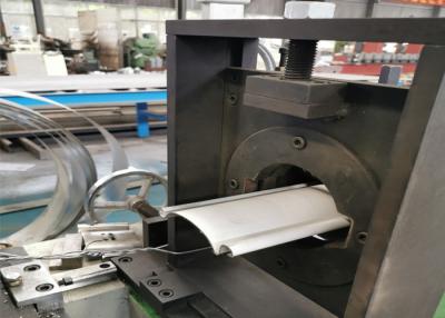 China Roller Shutter Cold Roll Forming Machine , Door Frame Making Machine Long Life for sale