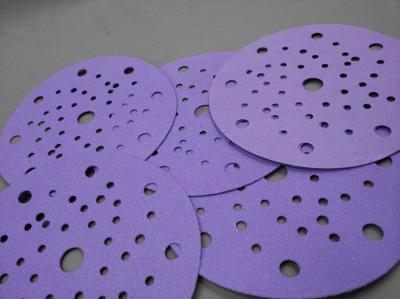 China Coated abraisves, purple film manufacture for automotive refinishing with high cutting rate and long lifespan Dongguan for sale