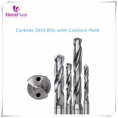 China Good Performance 3D/5D/8D/12D Carbide drills with coolant hole for sale