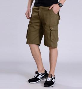 China Loose outdoor sports men shorts and straight trousers multi-pocket trousers for sale
