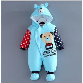 China Higt quality Baby climb clothes Romper 100% cotton  Baby warm clothing in winter for sale
