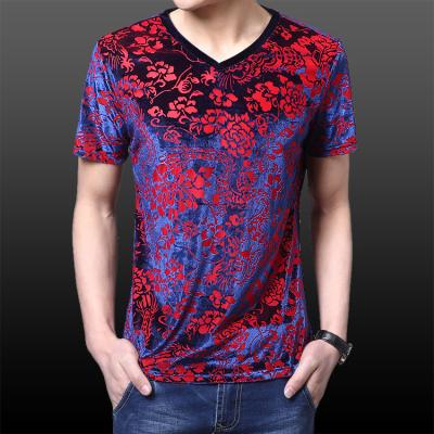 China Hot sale Men's v-neck long-sleeved T-shirt shirt for sale