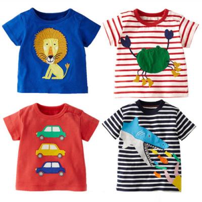 China Kids T-shirt boys cartoon shirt cotton casual short-sleeved T-shirt for sale