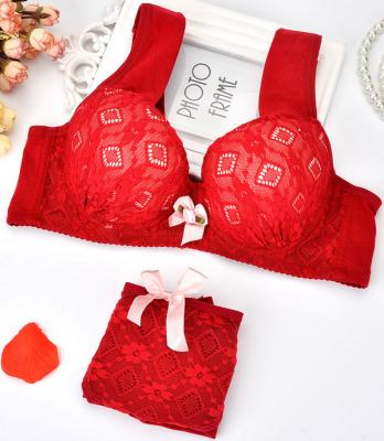 China Missy vest bra bridfs set, Ladys sexy underwear,grils red bra set, bridal lace bra, for sale