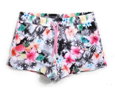 China The new print beach pants for girl shorts comfortable exercise beach boardshorts for women for sale