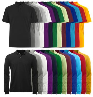 China OEM Colorfast Preshrunk Cotton Custom Mens Polo Shirts for sale