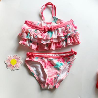 China 2016 Lovely pink baby girls swimsuit, Sexy girls swimwear,Separates for baby gilrs for sale