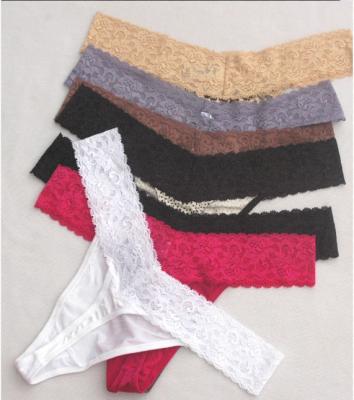 China T multicolor non-trace lace pants, sexy thong, animal design briefs, women's underwear for sale