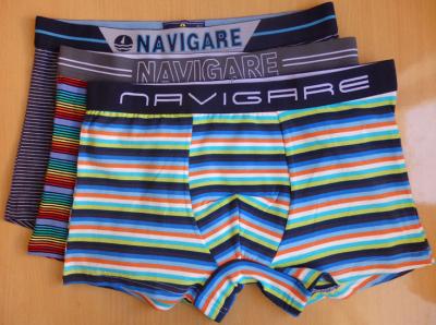 China U convex cotton underwear men's boxer, striped men's underwear, underwear of yarn-dyed, for sale