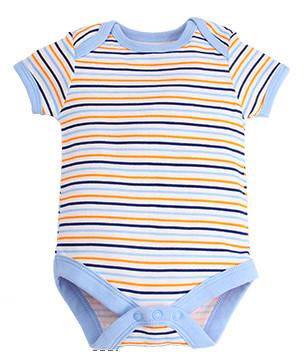 China Perfect plain baby rompers Stripe pattern Bodysuits for baby apparel for sale