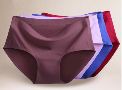 China Sexy underwear low lumbar triangle traceless large yards cotton for sale