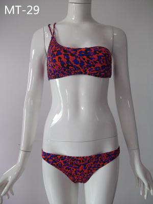China Bikini single shoulder straps popular prints for sale