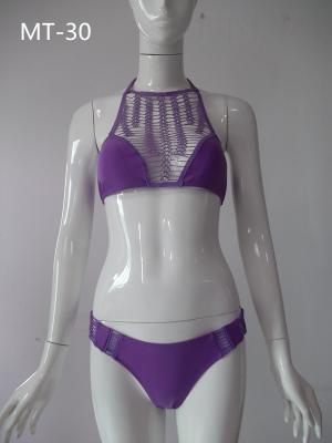 China Hand woven hollow out sexy bikini for young women for sale