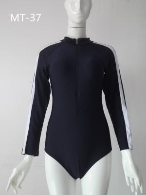 China Fashion Long sleeve swimwear， Tankini swimwear for women，black swimwear for sale