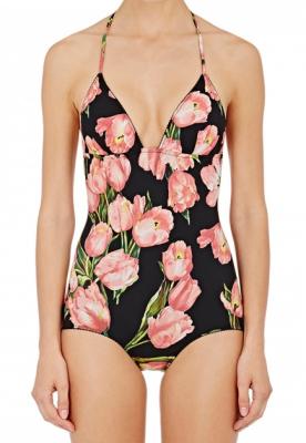 China Discount UV-protective swimwear Fruit printing swimsuit for women for sale