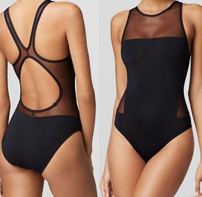 China Fashion women one piece swimwear nylon fabric for girl for sale