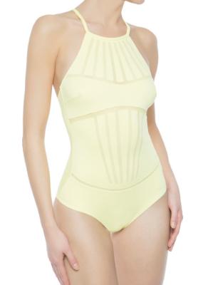 China Fashion Backless style one piece swimwear nylon fabric for women hot sale for sale